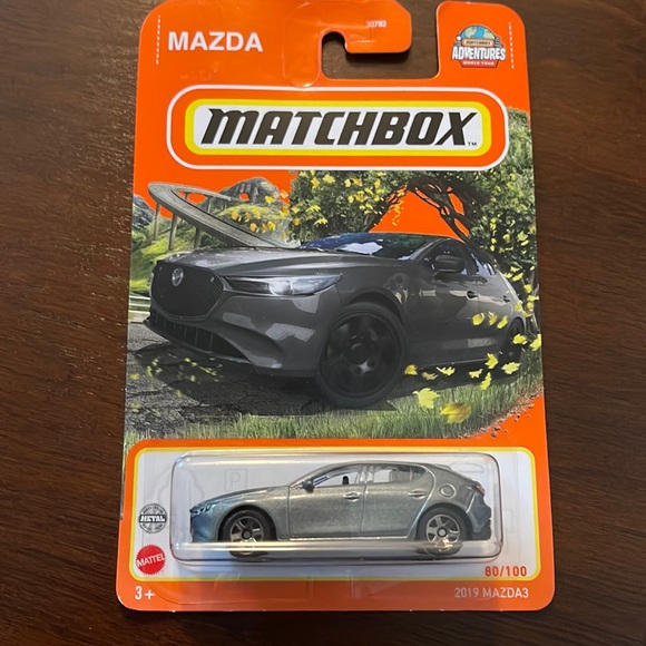 Mattel | Toys | Mazda 3 Matchbox Car Brand New Grey 8 Of 00 | Poshmark